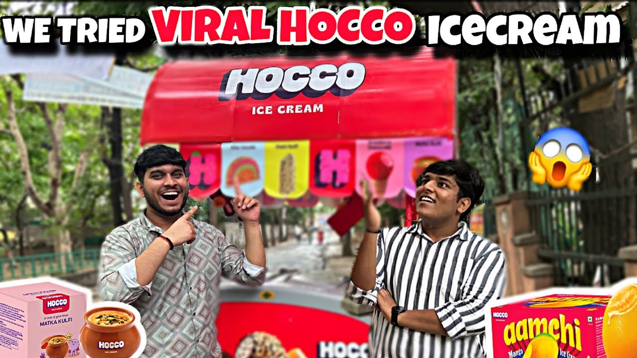 "We Tried VIRAL HOCCO Ice Creams" - YouTube
