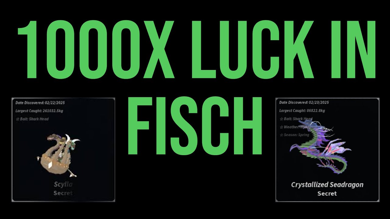 We bought 1000x Luck In Fisch - YouTube