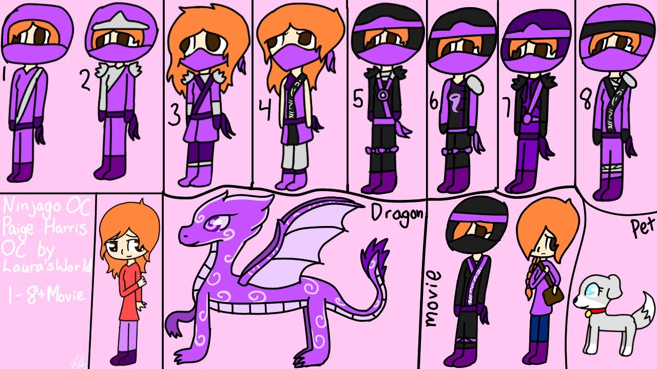 [NEW OC] Paige Harris [Speedpaint] | Ninjago OC | Sunday Extra - YouTube