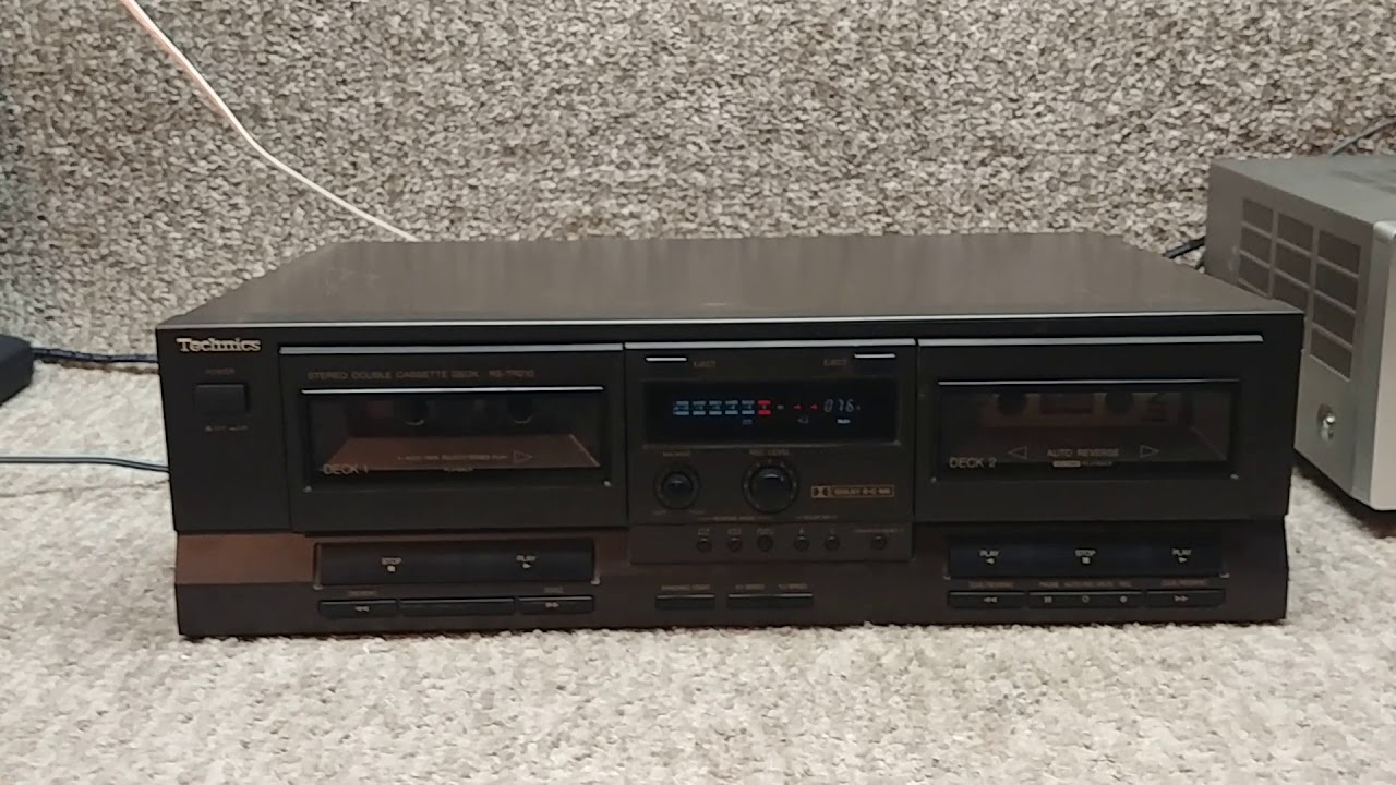 Technics RS-TR210 TEST VIDEO. NO RIGHTS TO MUSIC PLAYED - YouTube