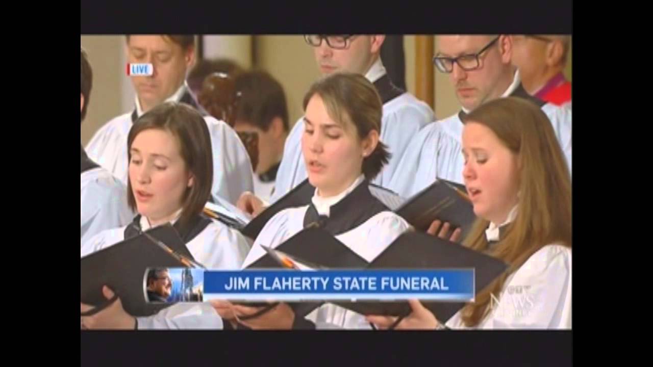 Hon Jim Flaherty State Funeral Canada - YouTube