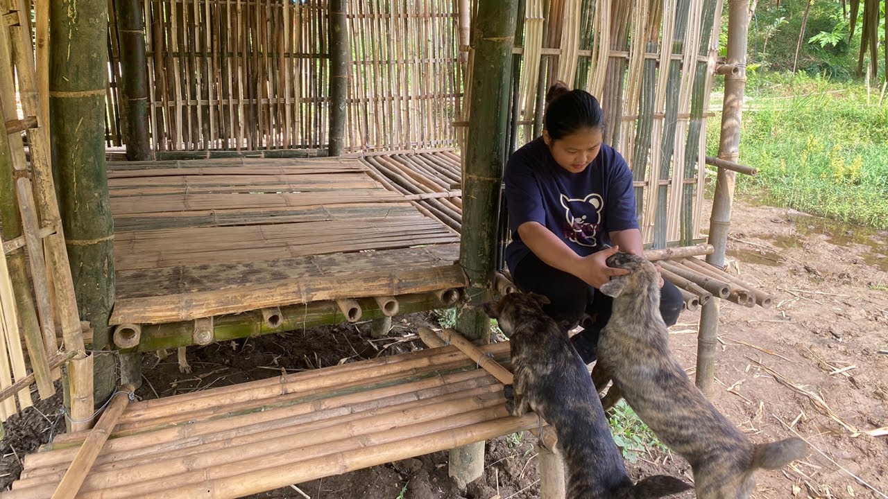 TIMELAPSE - 60 Days Building Bamboo House & Project Completion 2023 | Chẩu Thị Uyên - YouTube
