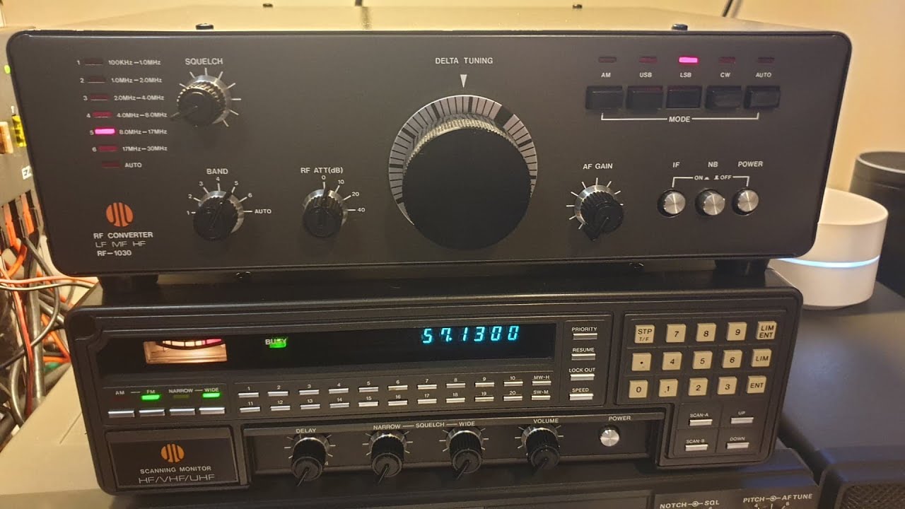 Rare rare rare Jil SX400 with RF1070 HF converter. - YouTube