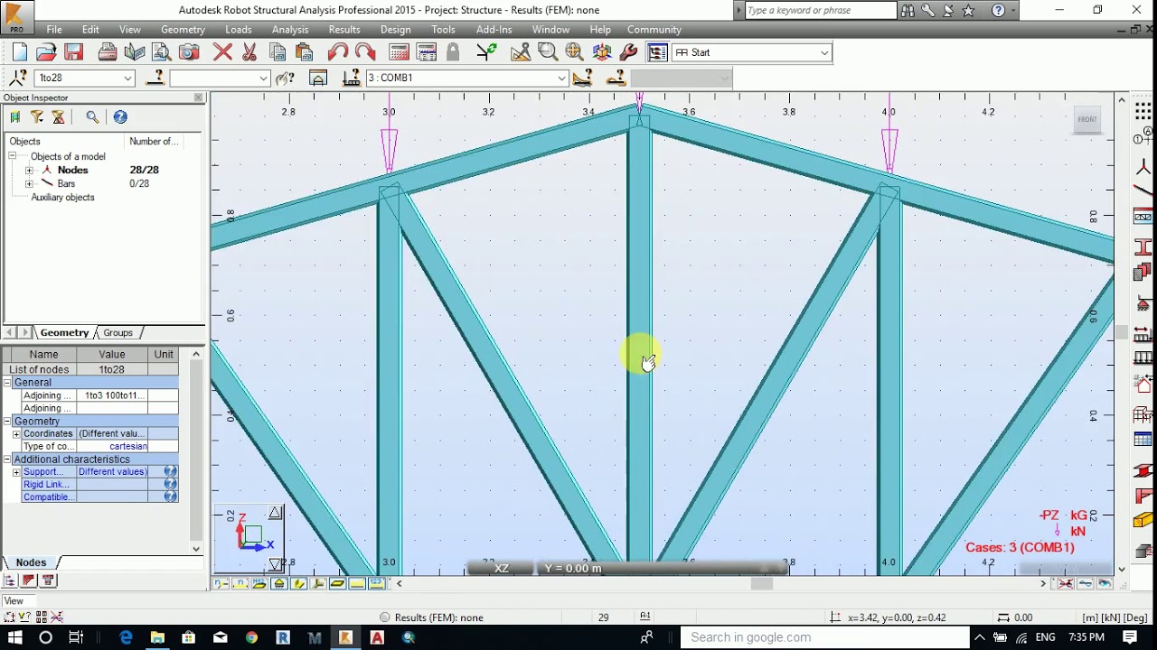 Robot Structure of Steel Design (Truss Design) - YouTube