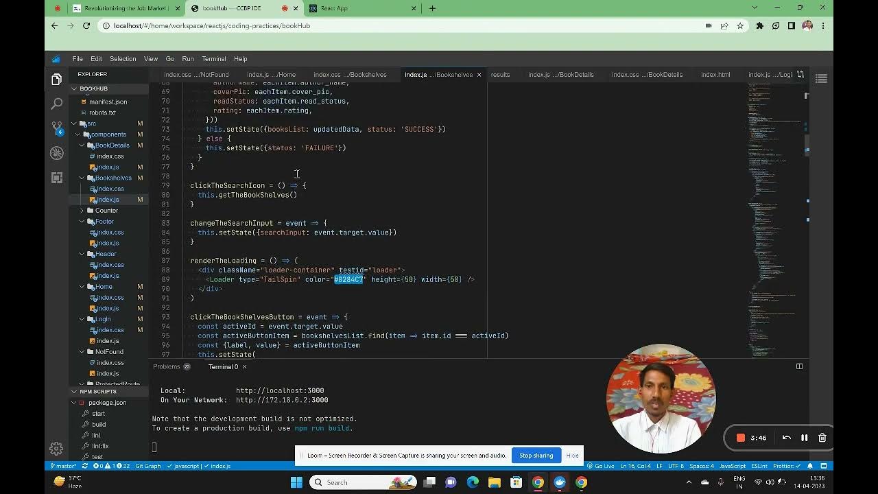 Bookhub mini project using react js - YouTube