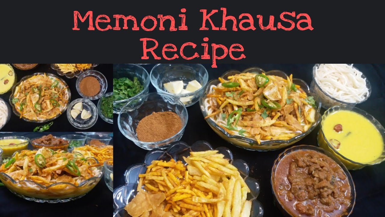 Memoni Khausa Recipe | Khawsa Recipe | How To Make Khaosuey - YouTube