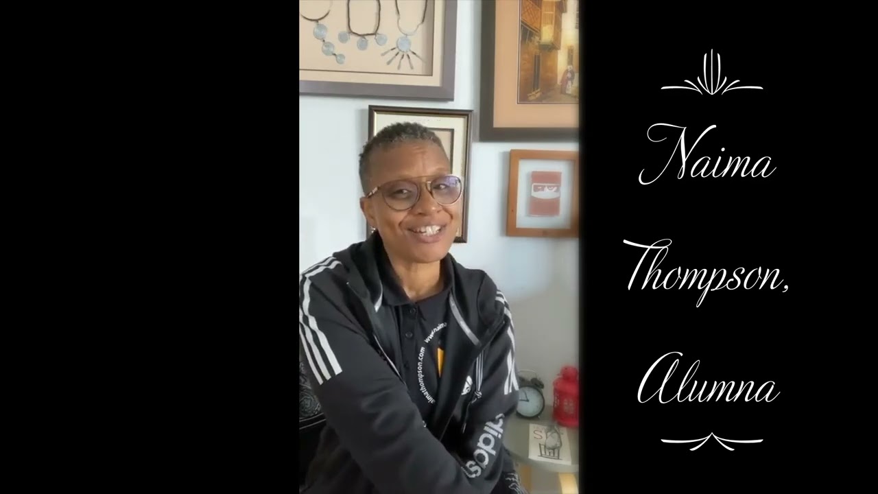 Naima Thompson, Alumna - YouTube
