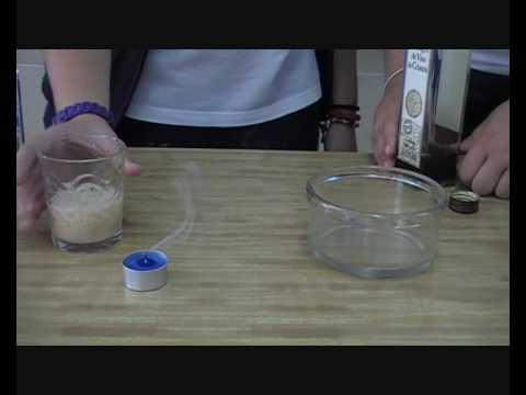 Homemade fire extinguer (un extintor casero) - YouTube