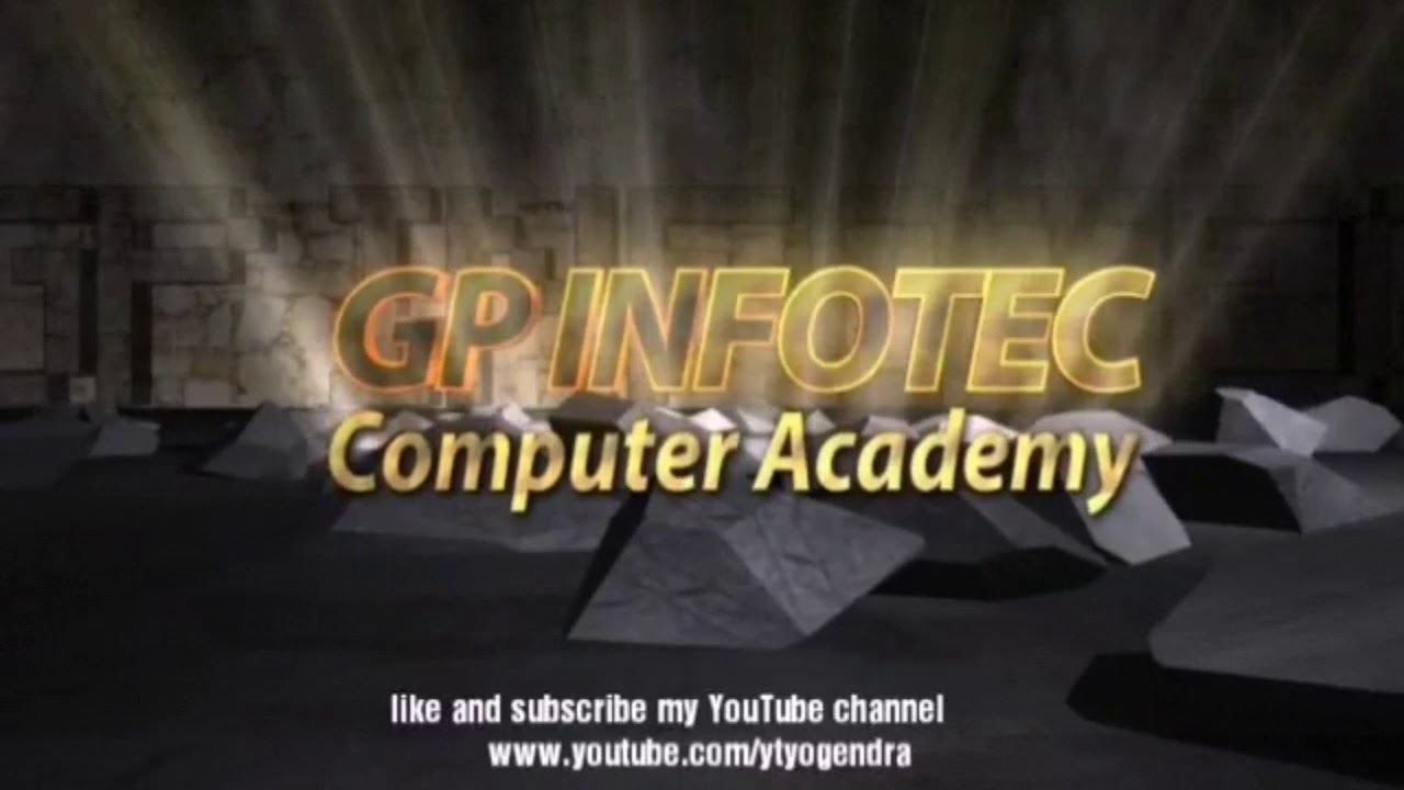 Gp infotec computer academy hardware classes - YouTube