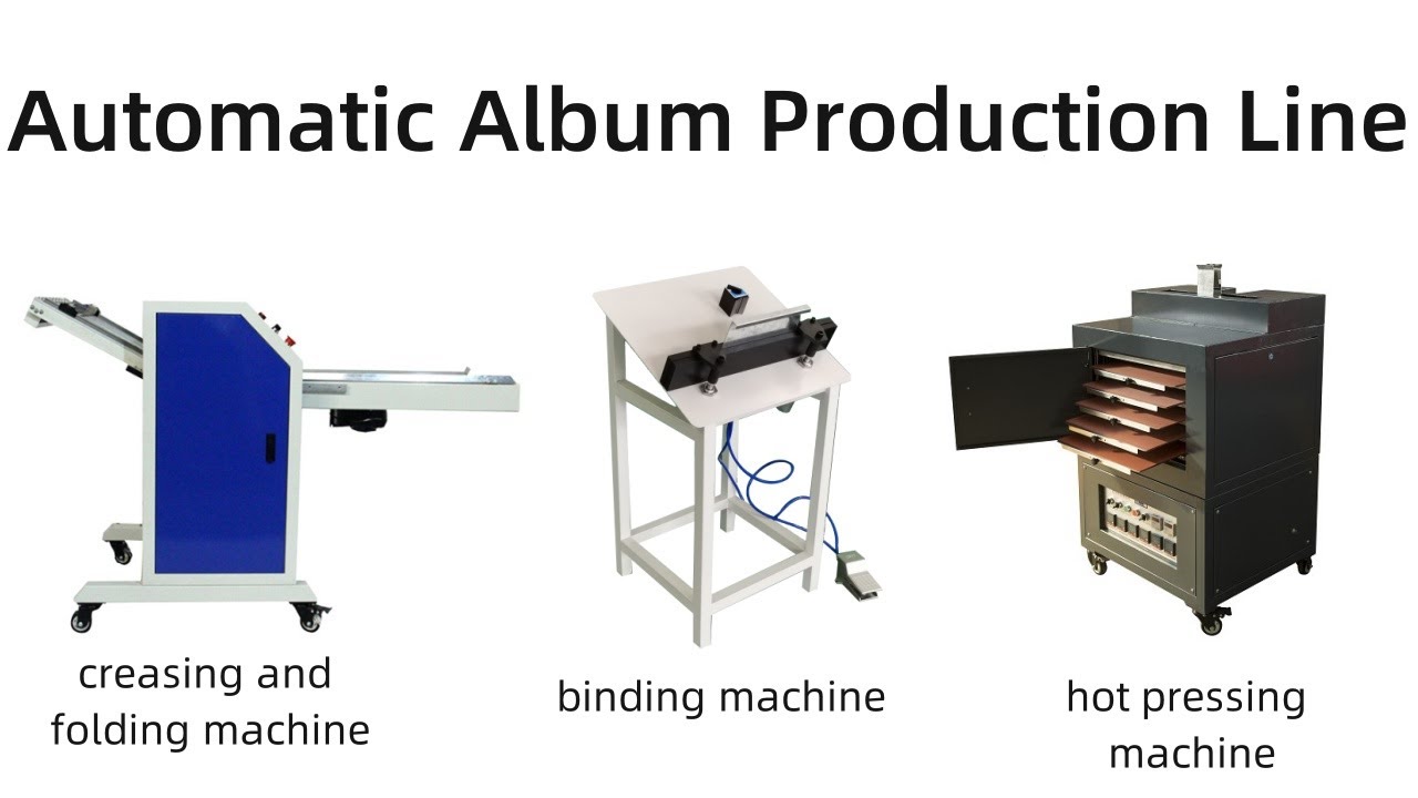 Atuomatic Album Production Line（creasing and folding machine、binding ...