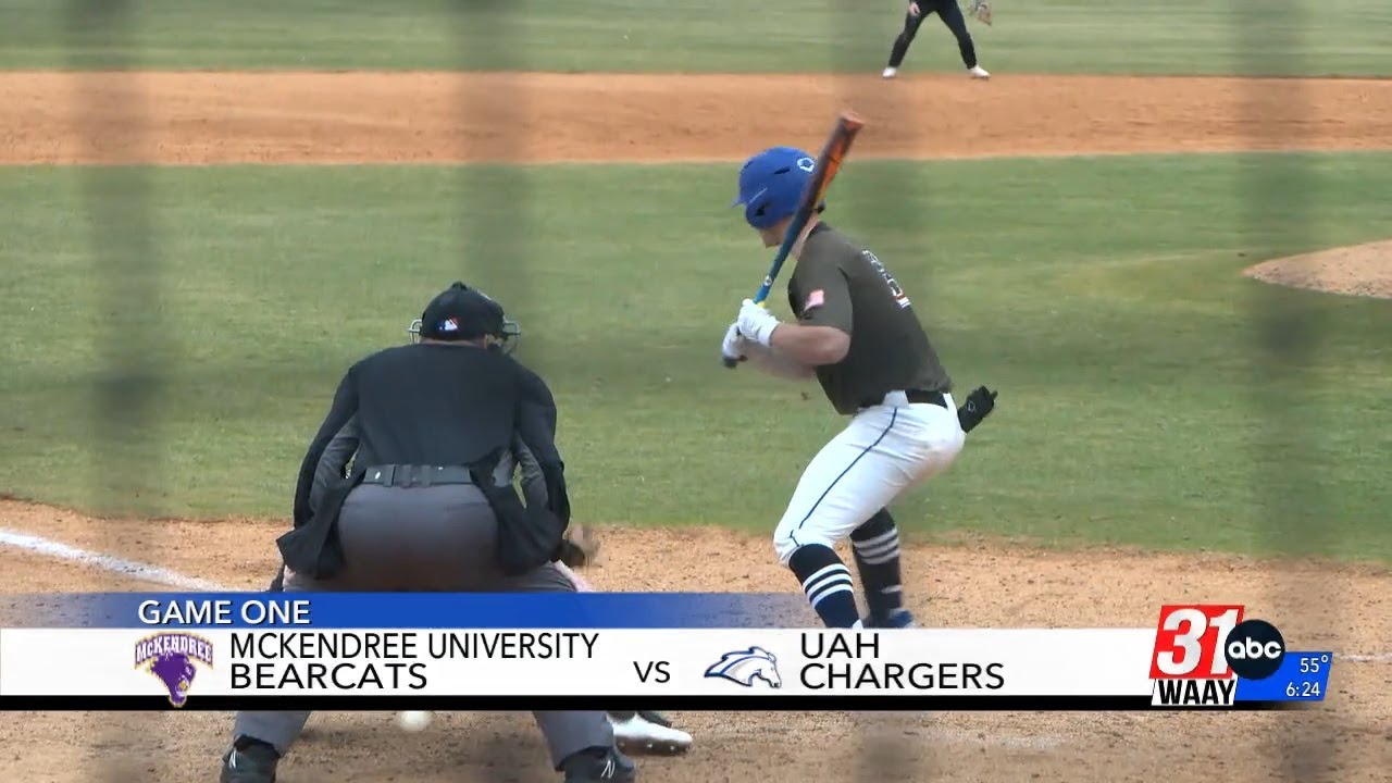 UAH baseball wins 2024 home opener over McKendree - YouTube