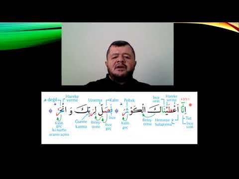 Kevser Suresi Tahkik Tedvir | Talim Terbiye | Tecvid Tahlili