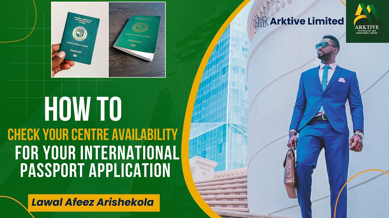 HOW TO CHECK CENTRE AVAILABILITY FOR YOUR INTERNATIONAL PASSPORT ...