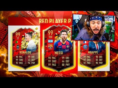 WE PACKED 99 RED TOTS MESSI!! FIFA 20 - YouTube