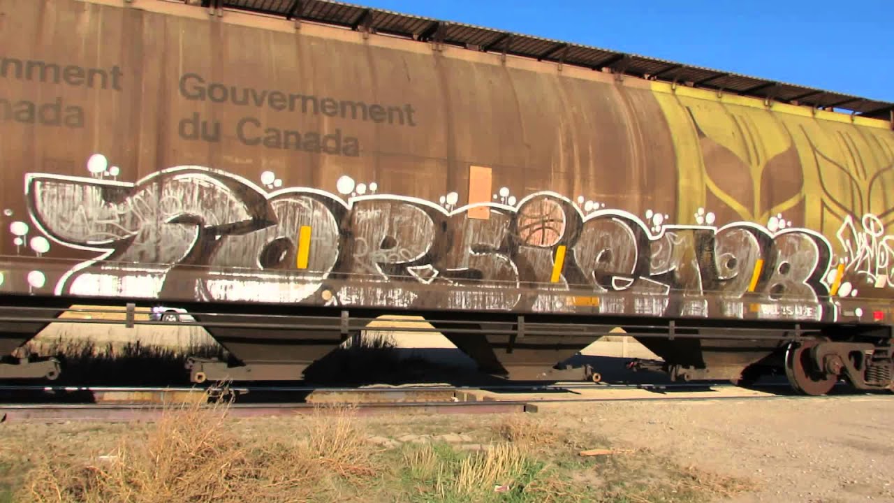 C.P. Train 462 At Kipp - YouTube