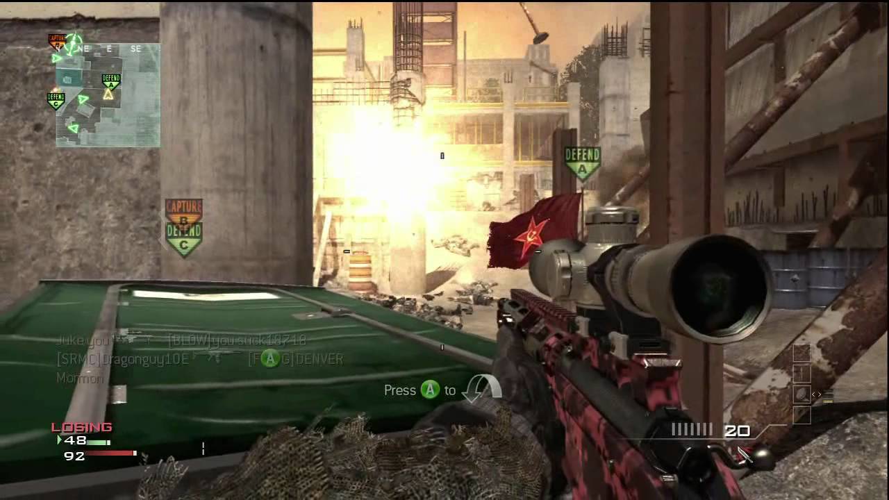 47-10 MW3 MSR Sniper - YouTube
