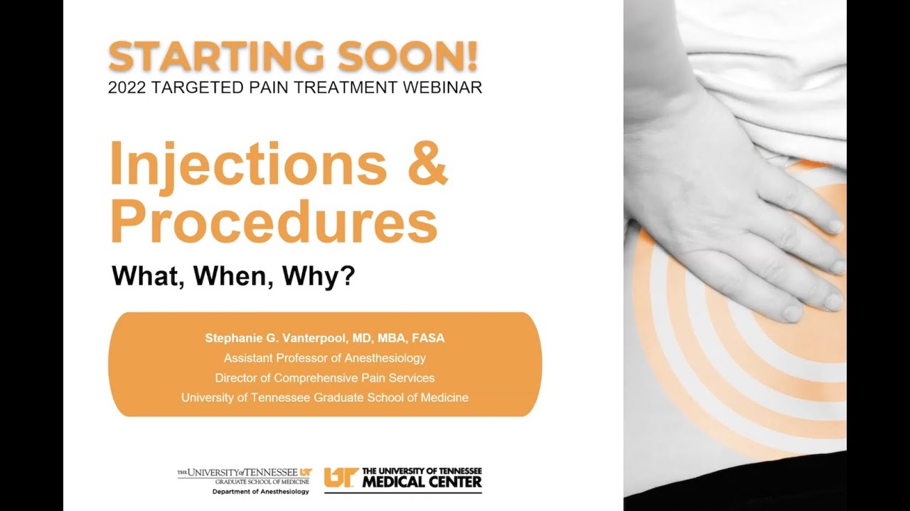 TPT Webinar October 2021: Injections and Procedures What, When, Why ...