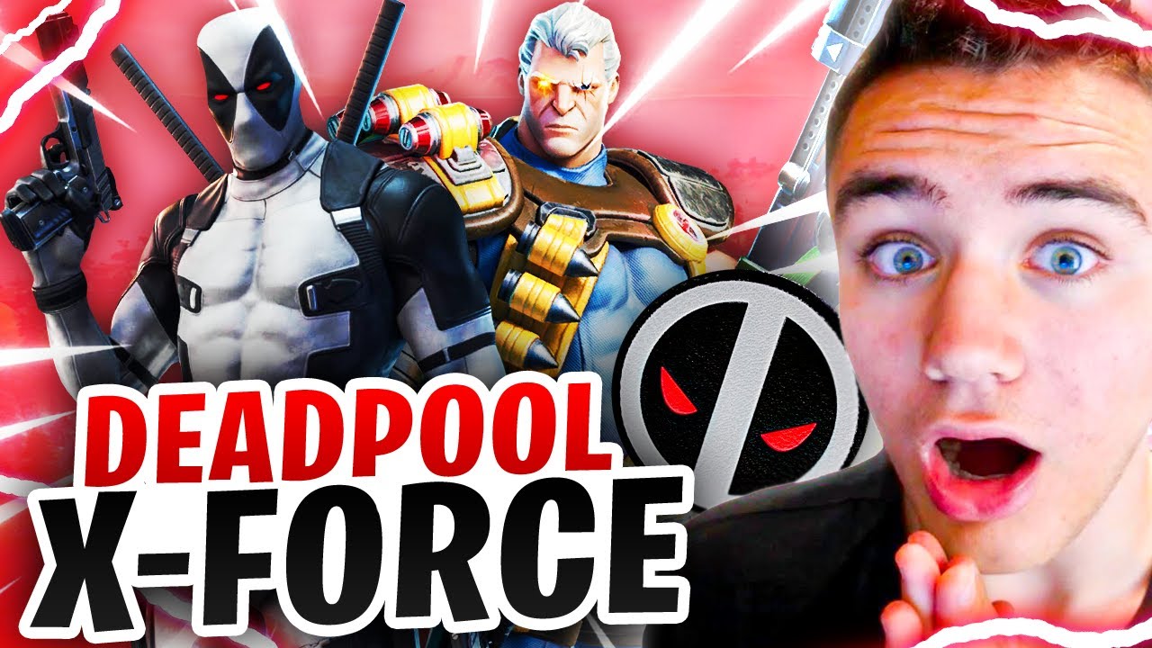 DEADPOOL vs CABLE : LA X FORCE SUR FORTNITE BATTLE ROYALE !!! - YouTube