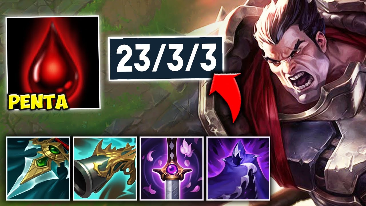 The Absolute STRONGEST Darius Build You Will Ever See (PENTAKILL WITH ...