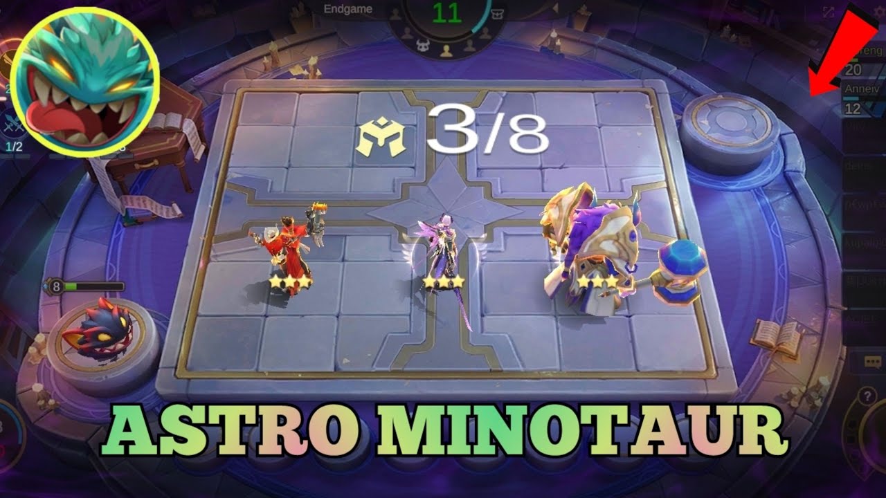Tharz Skill 3 - Hyper Astro Minotaur | 3 Hero Only | 5 Gold Cost Hero ...