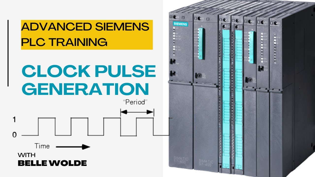 how to create different clock pulses on siemsns s7 300/400 CPU - YouTube