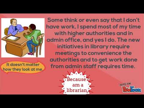 Yes, I am a Librarian ! Proud to be a Librarian ! - Motivation Video ...