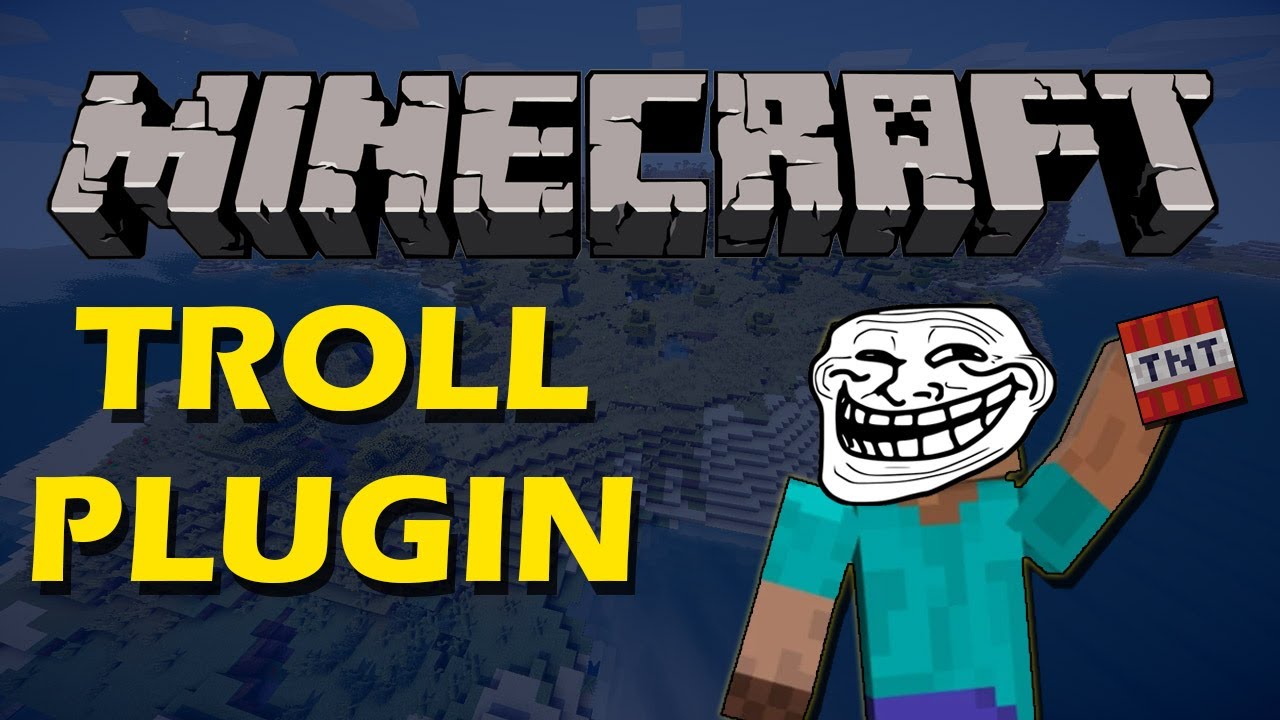 Troll your friends in Minecraft with Troll Plugin - YouTube