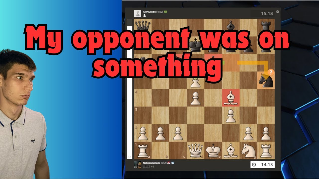 my opponent was on something while playing this game - YouTube