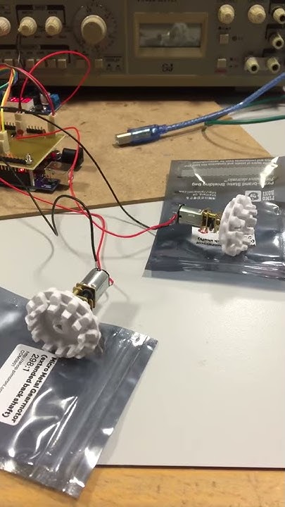 Arduino NRF24L01 joystick motor control wireless - YouTube