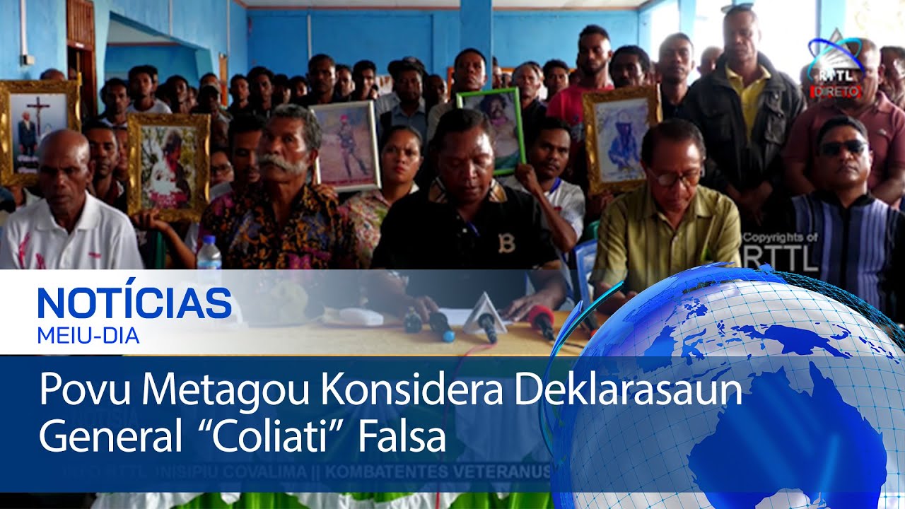 Povu Metagou Konsidera Deklarasaun General "Coliati" Falsa - YouTube