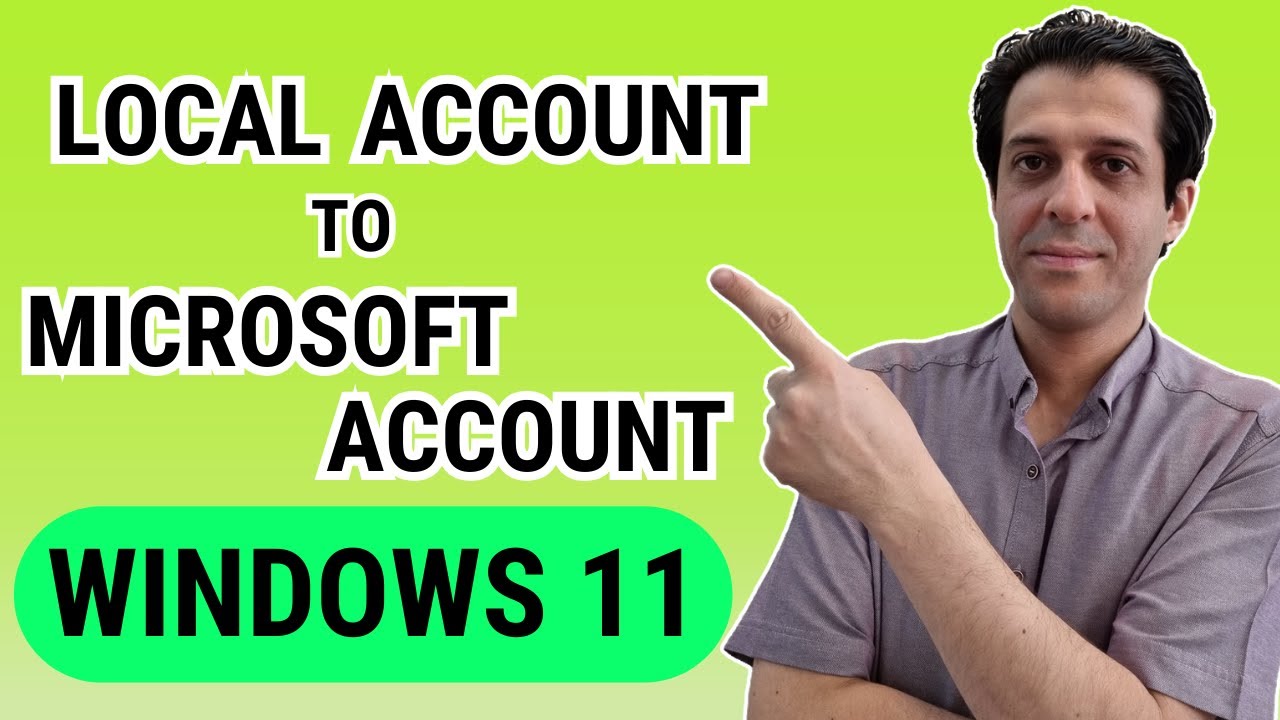 How to Change a Local Account to a Microsoft Account in Windows 11 ...