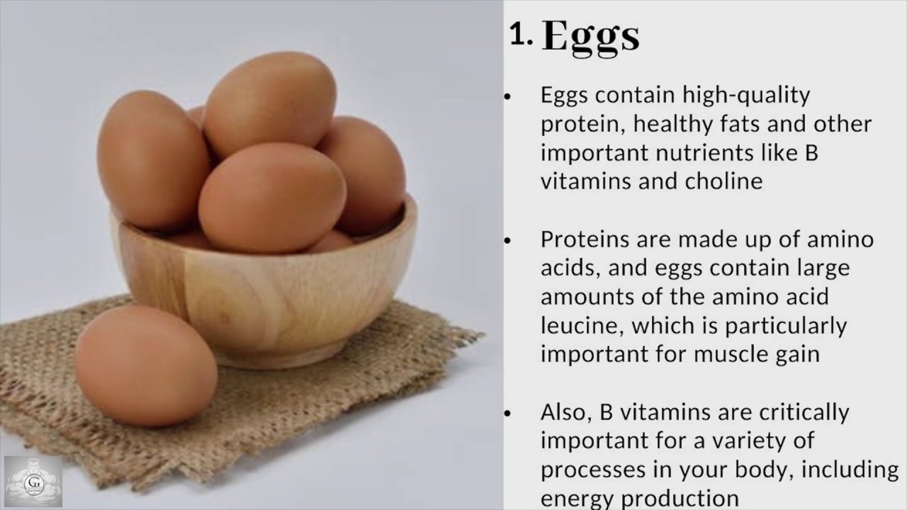 Top 10 High Protein foods | 10 Easy Protein Foods | 10 Simple Protein ...