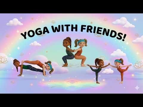 Kids Partner Yoga Challenge! 🤸‍♀️ Easy & Fun Yoga Poses to Try with Friends