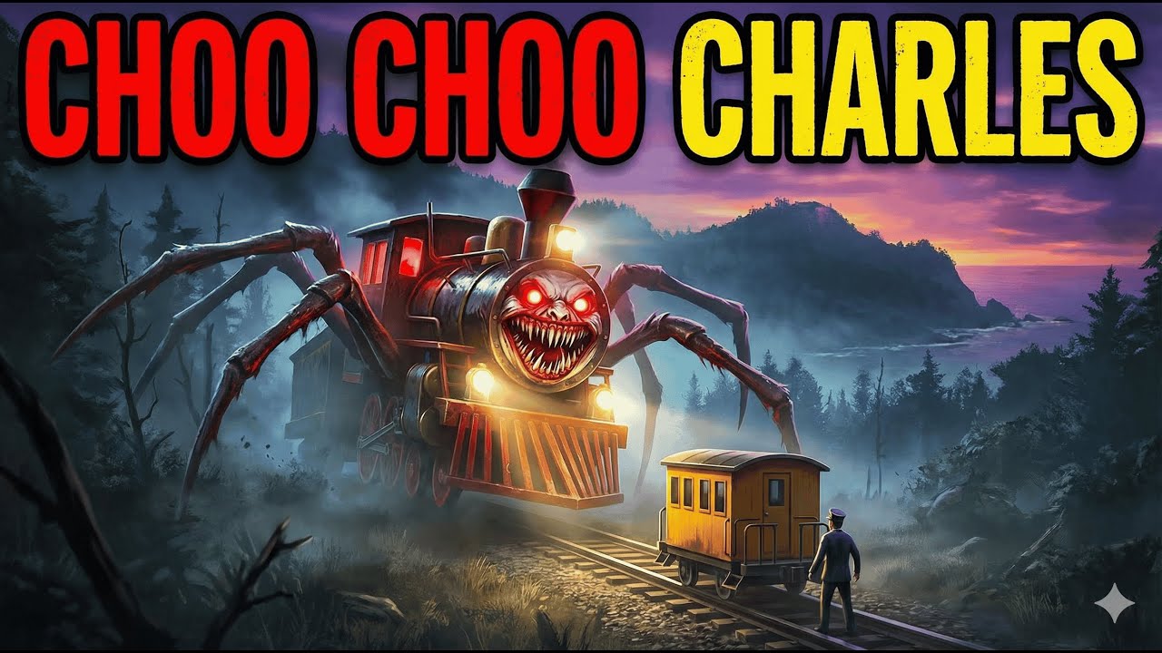 Choo Choo Charles Monster Train with SPLEX #shortslive #horrorgaming ...