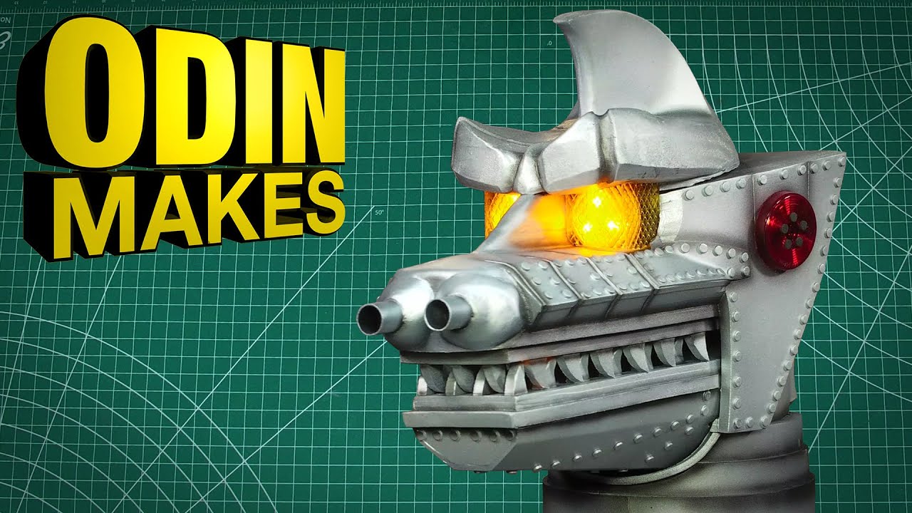 Odin Makes: Mechagodzilla head from Godzilla vs. Mechagodzilla - YouTube