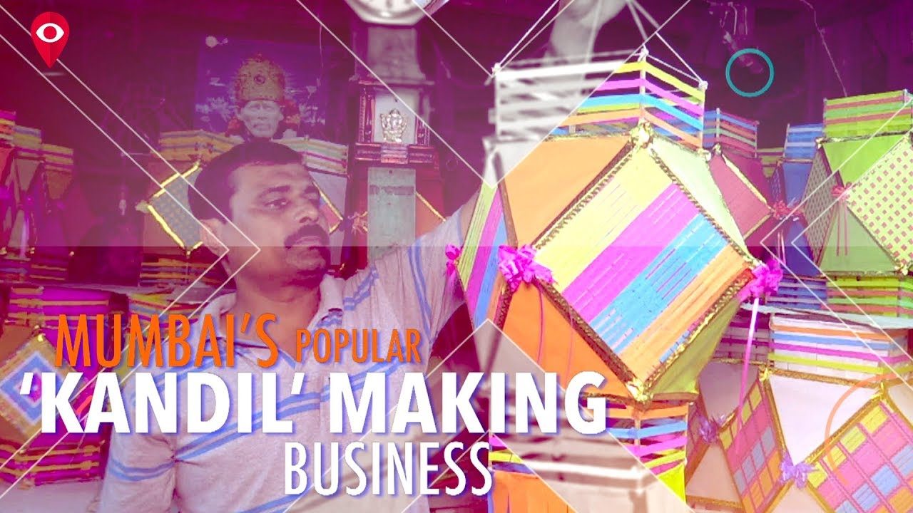 Mumbai's popular 'KANDIL' making business | Mumbai Live | - YouTube