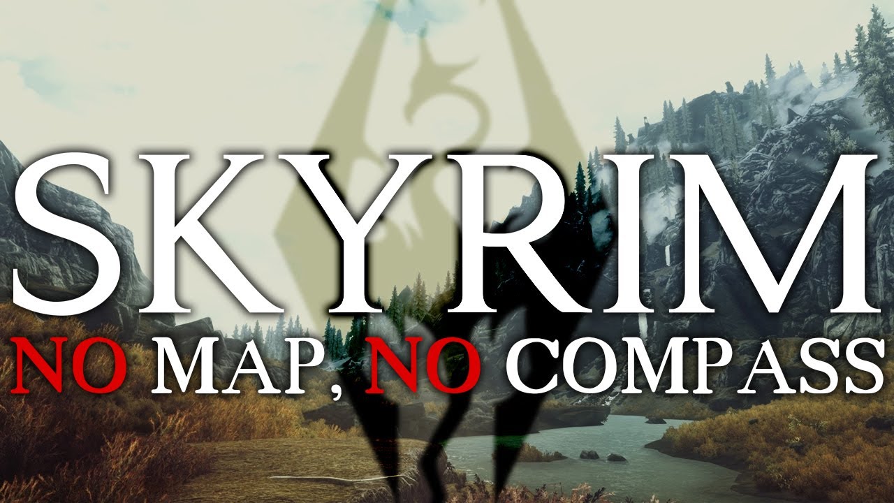 Playing SKYRIM with NO MAP OR COMPASS | 1v1 Wilderness Challenge - YouTube