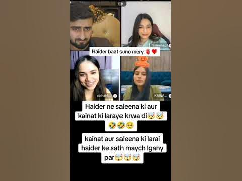 Haider ne saleena aur kainat ki laraye krwa di🤯🤯🥺@Haider Shah🌟 @Saleena ...