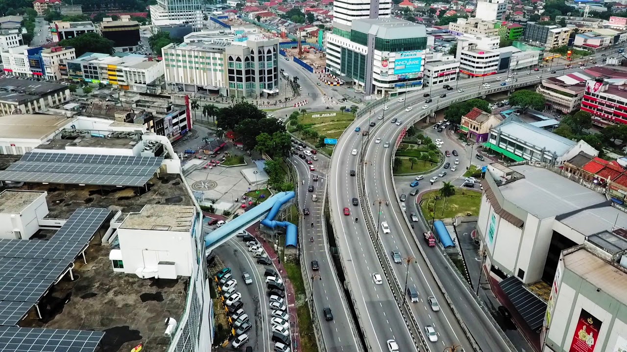 LRT 3 | Drone footage Emporium Makan Klang 1969~2019 - YouTube