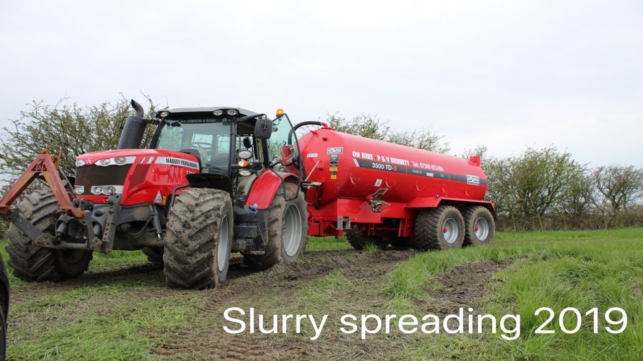 Slurry Spreading 2019 - YouTube