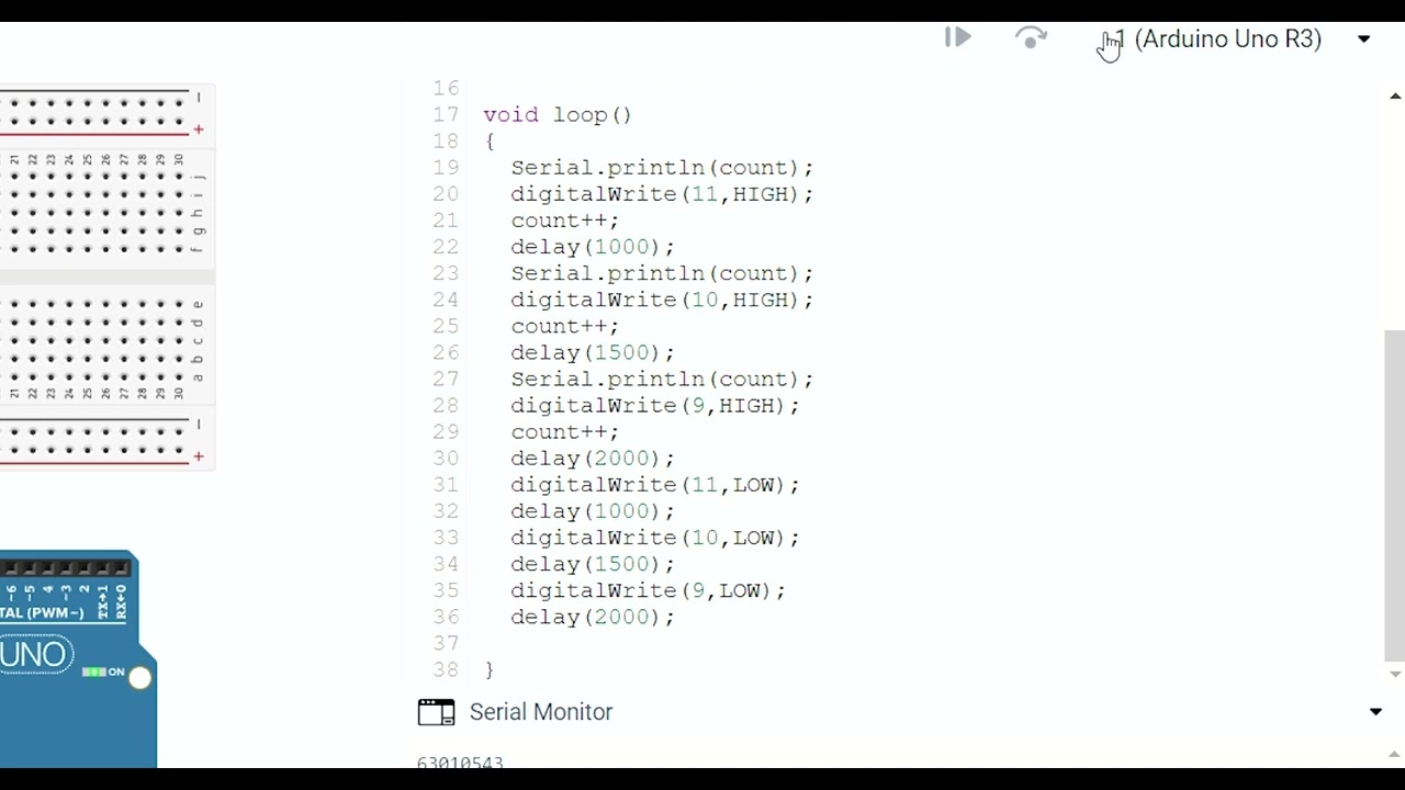Arduino : การต่อ LED ร่วมกับ Arduino บน AutoDesk TinkerCAD - YouTube