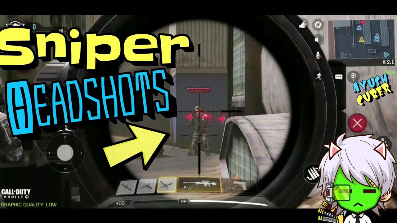Call Of Duty Mobile sniper kill compilation #codmobile #cod #sniper - YouTube