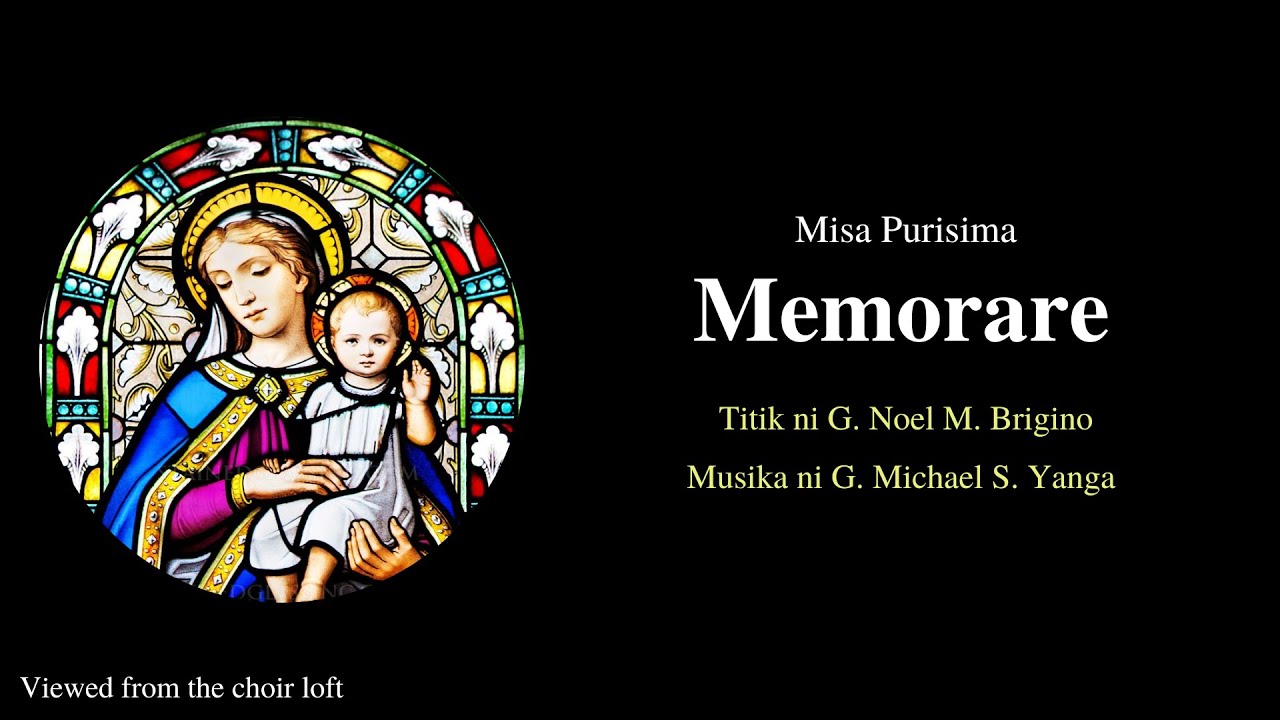 Memorare (Misa Purisima) - YouTube