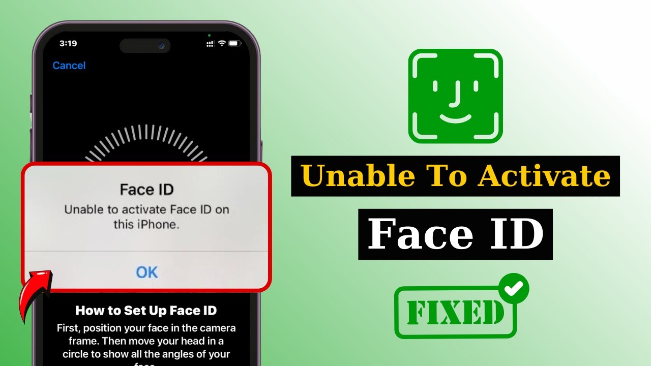How To Fix Unable To Activate Face ID On This iPhone | Solve Face ID ...