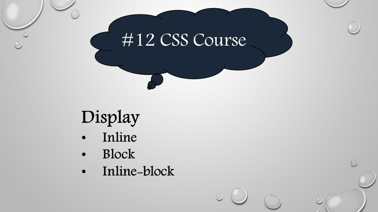 Learn Css In Arabic 2022 12 Display Block And Inline And Inline Block Youtube