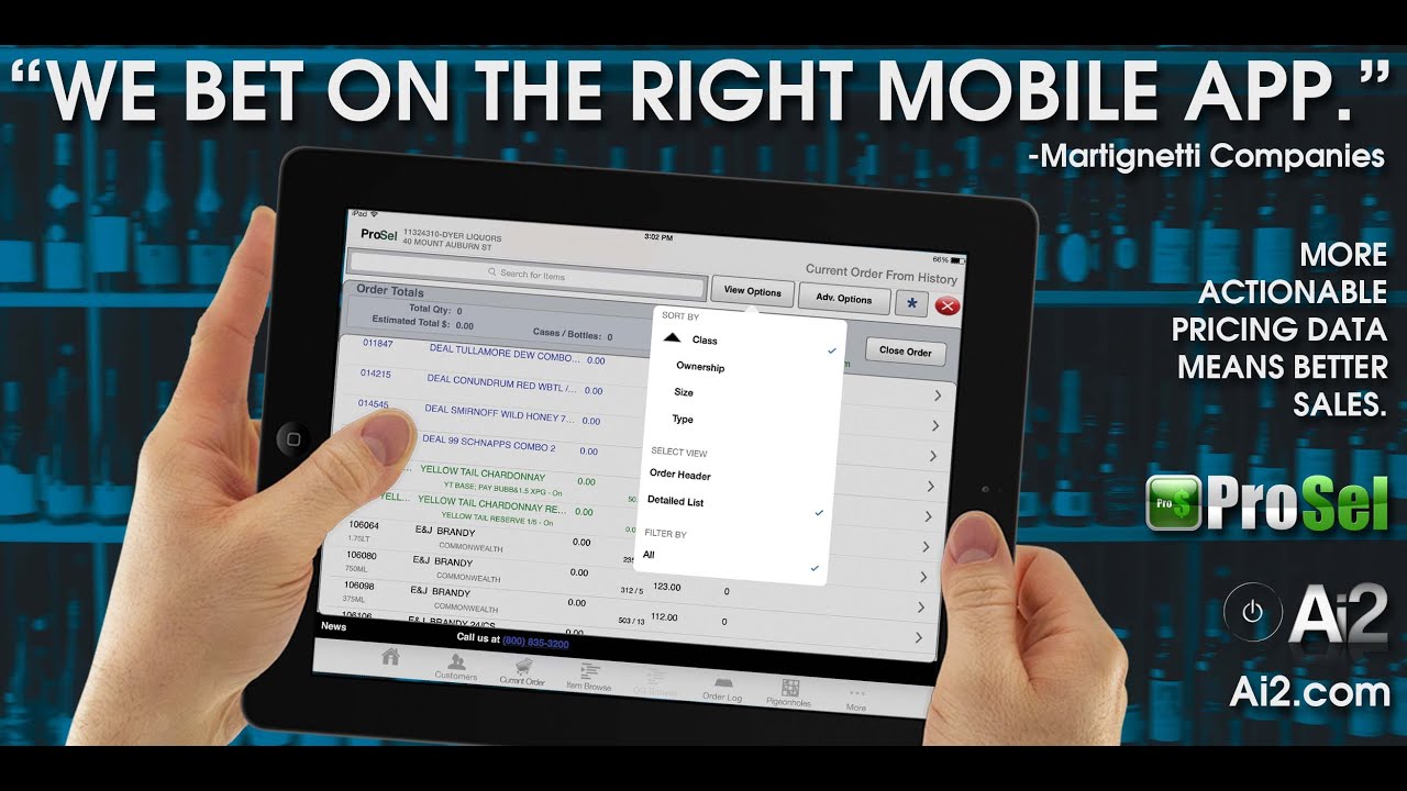 Mobile SFA Order Management for iPad - Wholesale Distribution App For ...