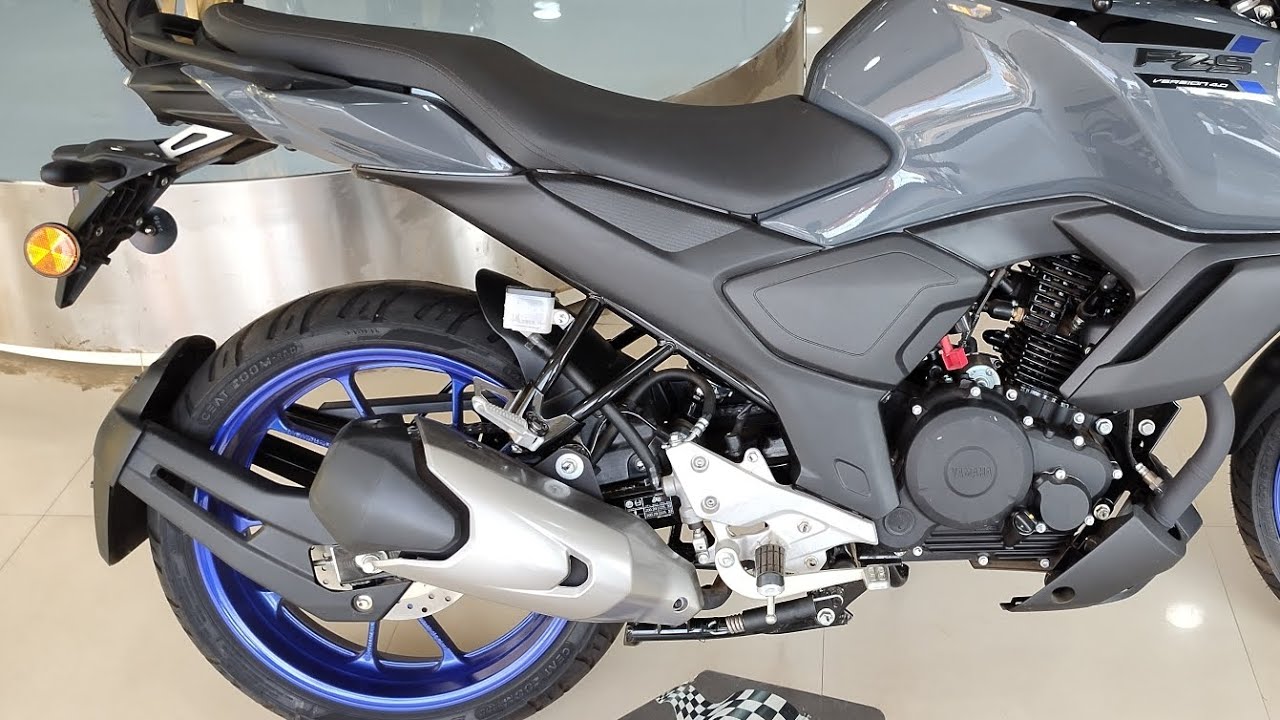 Yamaha New FZS V4 Grey Colour Deluxe Edition 2024 New Update New Review ...