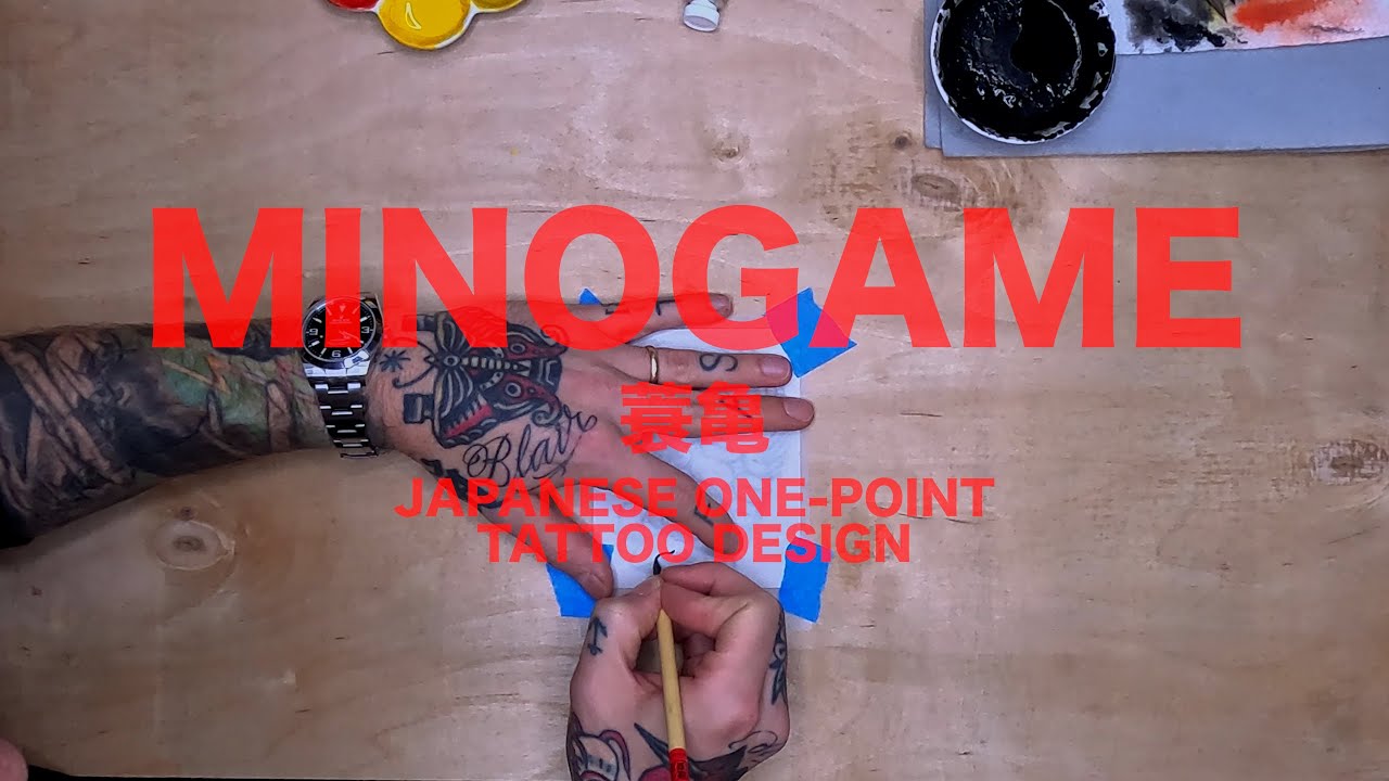 Minogame One-Point Tattoo Design - YouTube