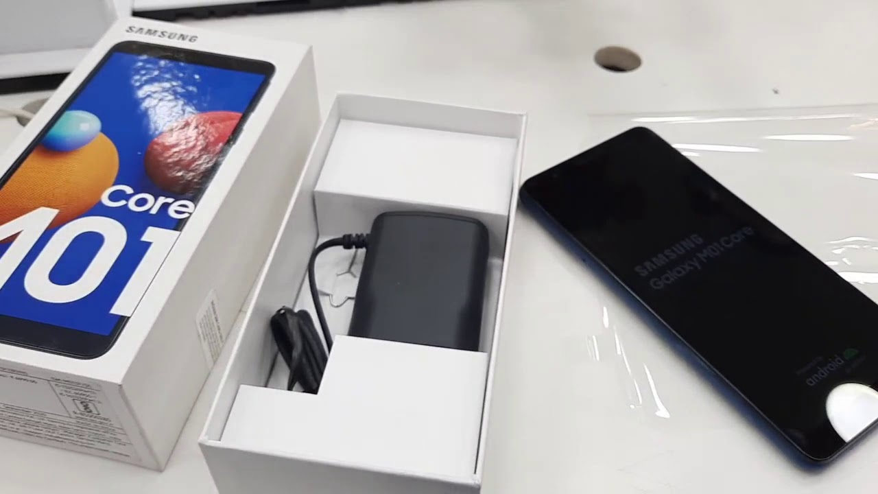 samsung m01 core blue colour unbox - m01core - YouTube