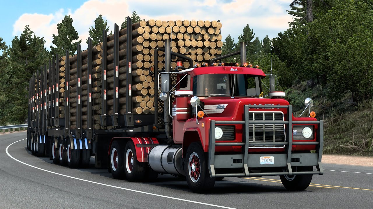 ATS 1.45 MACK R Series//Bend____Mediford - YouTube